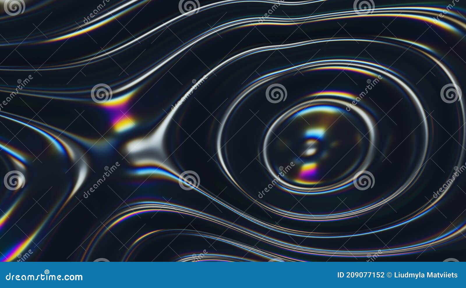 3d Wavy Fluorescent Surface. Stock Illustration - Illustration of ...