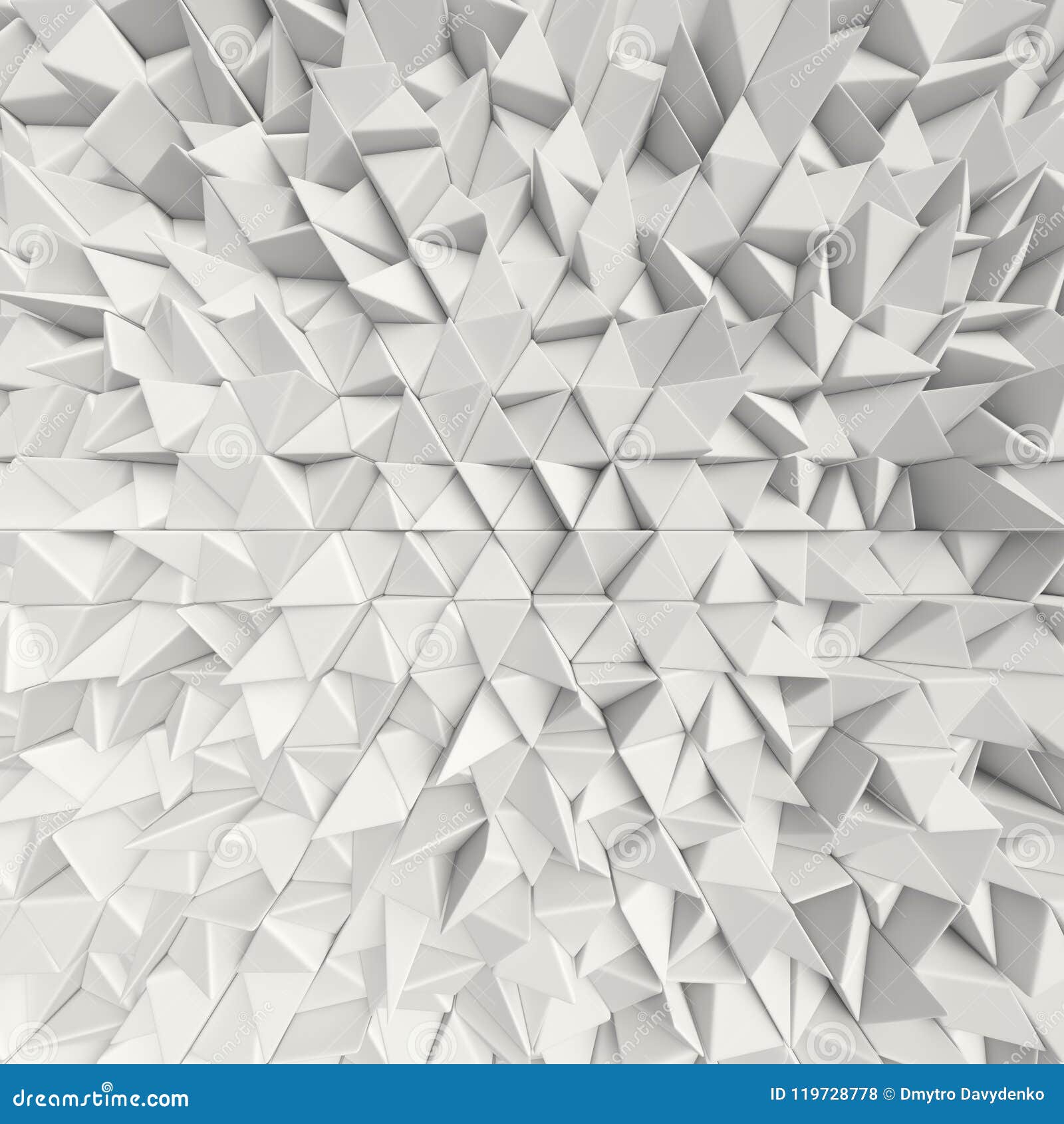 3d White Abstract Triangles Backdrop Stock Illustration - Illustration ...