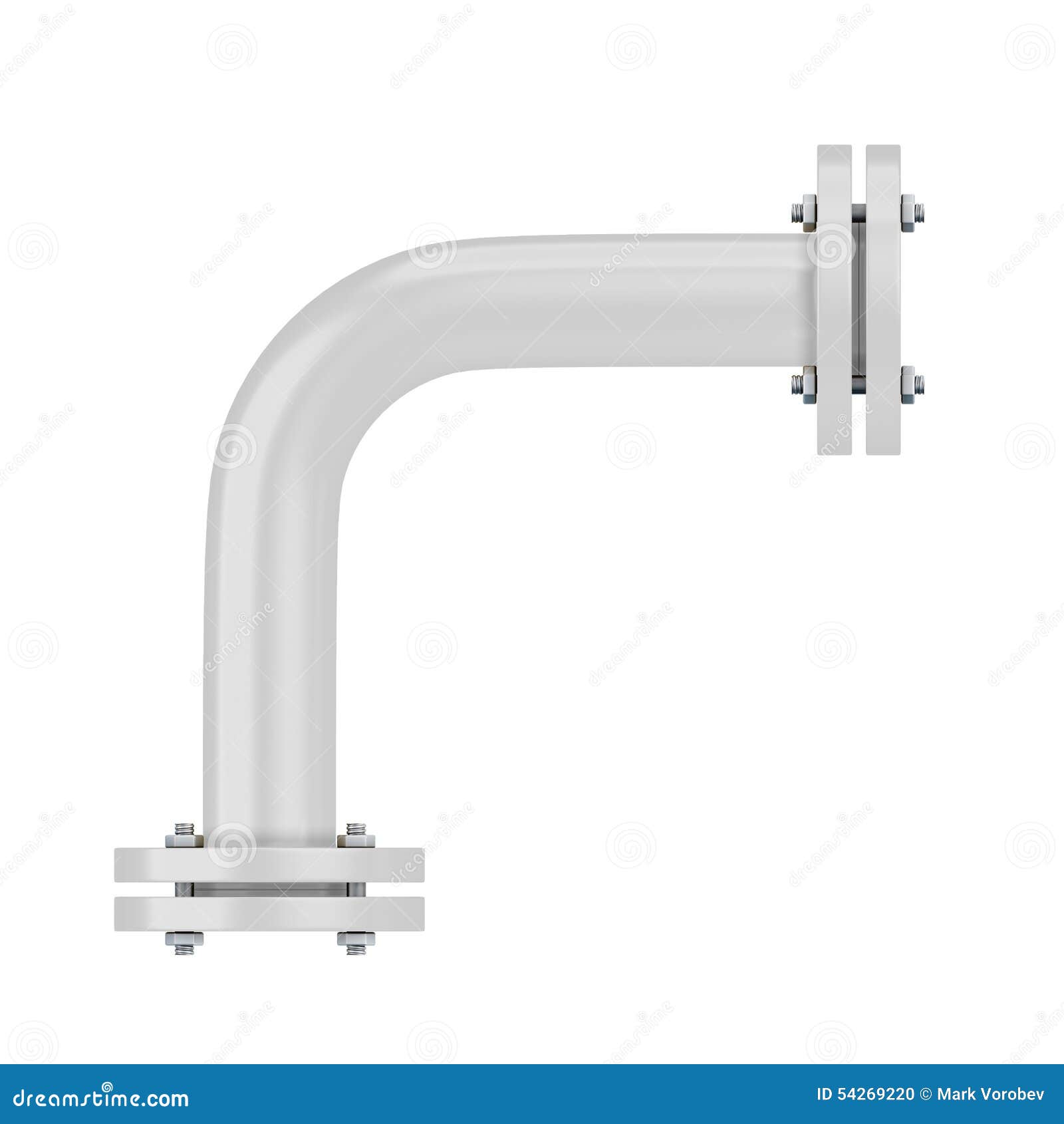 White Angle Connection Pipes Royalty-Free Stock Image | CartoonDealer ...