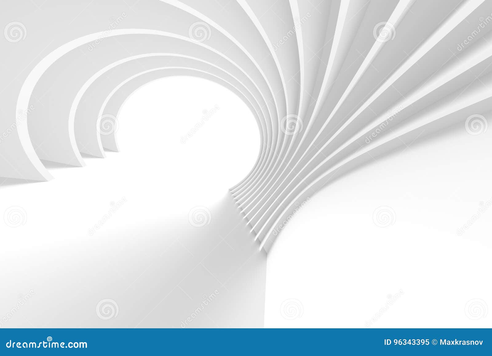 3d White Arch Interior Design Stock Illustration - Illustration of ...