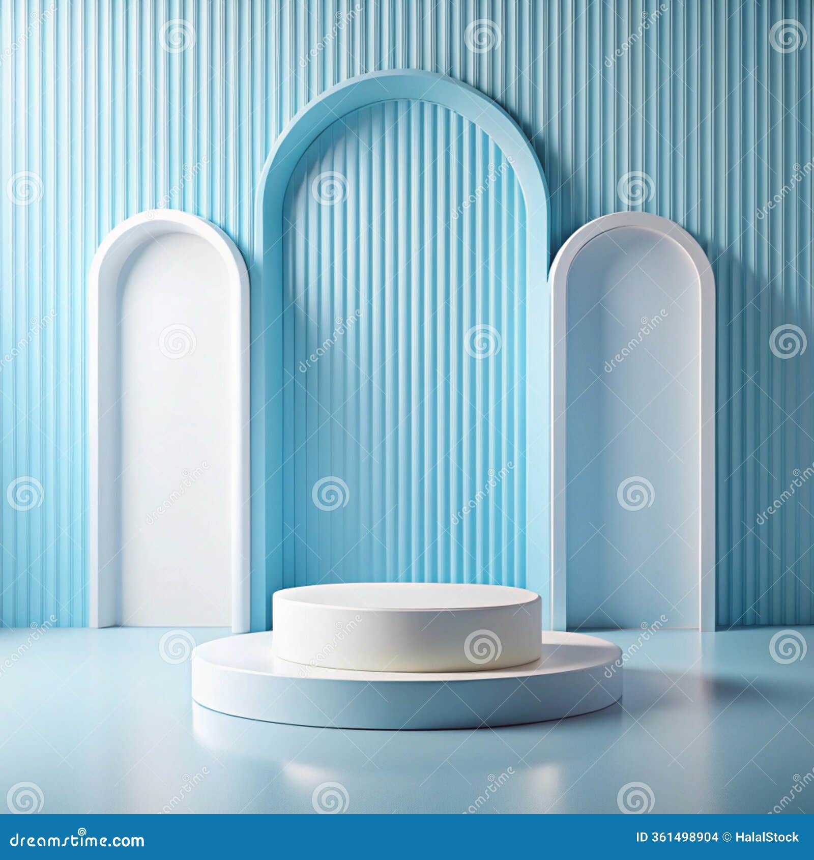 Blue Cylinder Basic Simple 3d Shapes Isolated On White Background ...