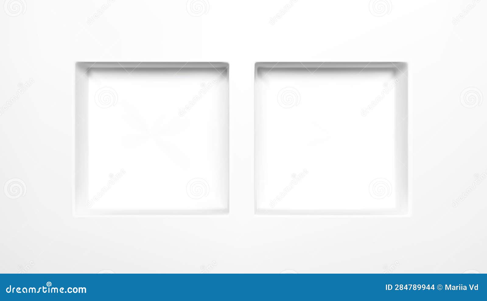Square Shelf Wobbler Vector Mockup. White Blank Supermarket Dangler ...