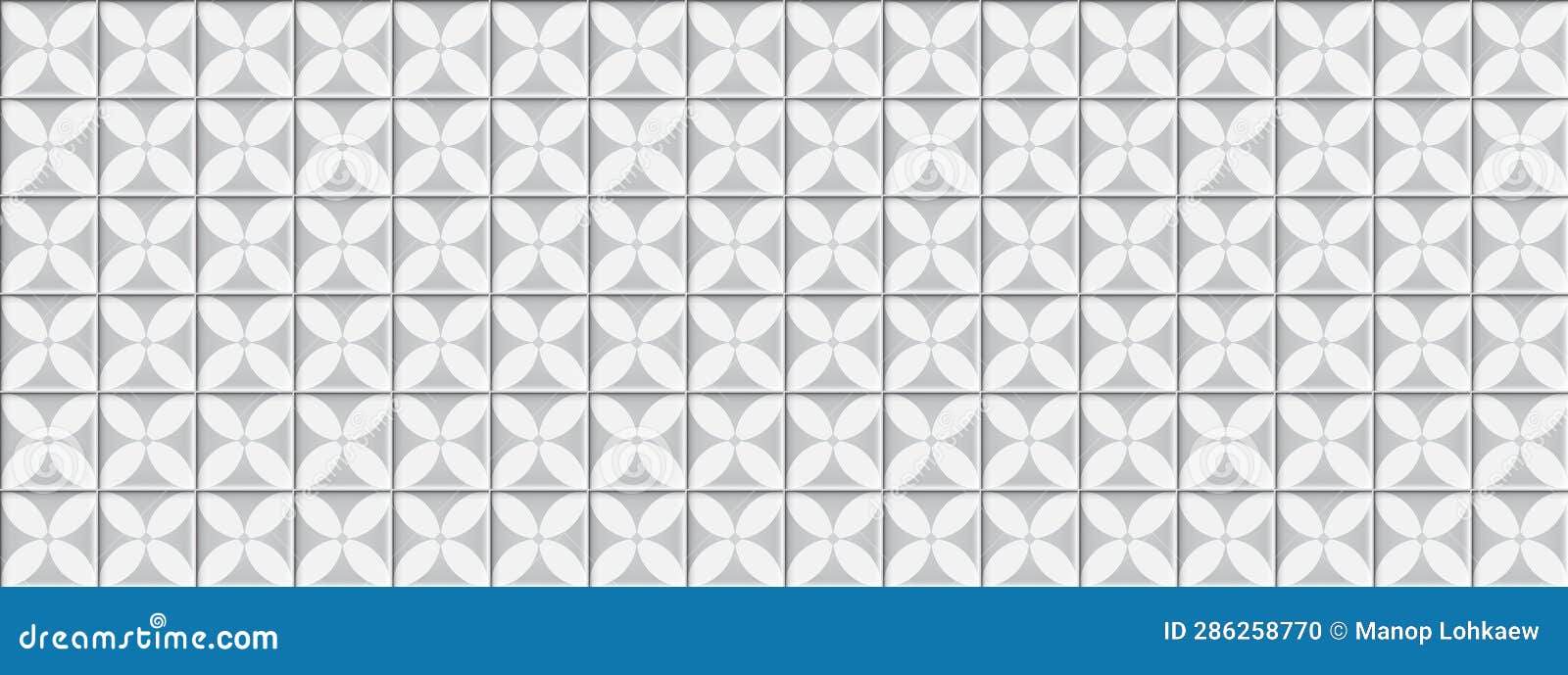 3d White and Gray Ceramic Tiles Wall Texture Background Vector ...