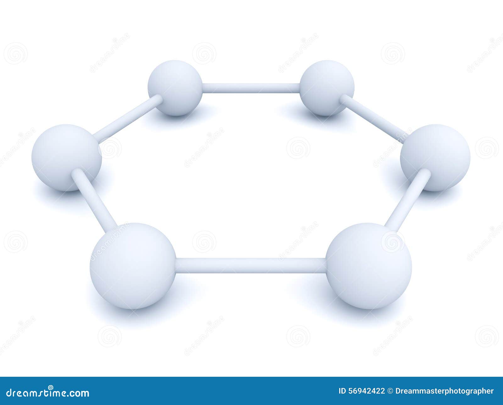 3d Hexagonal Molecular Structure Model Royalty-Free Stock Photo ...