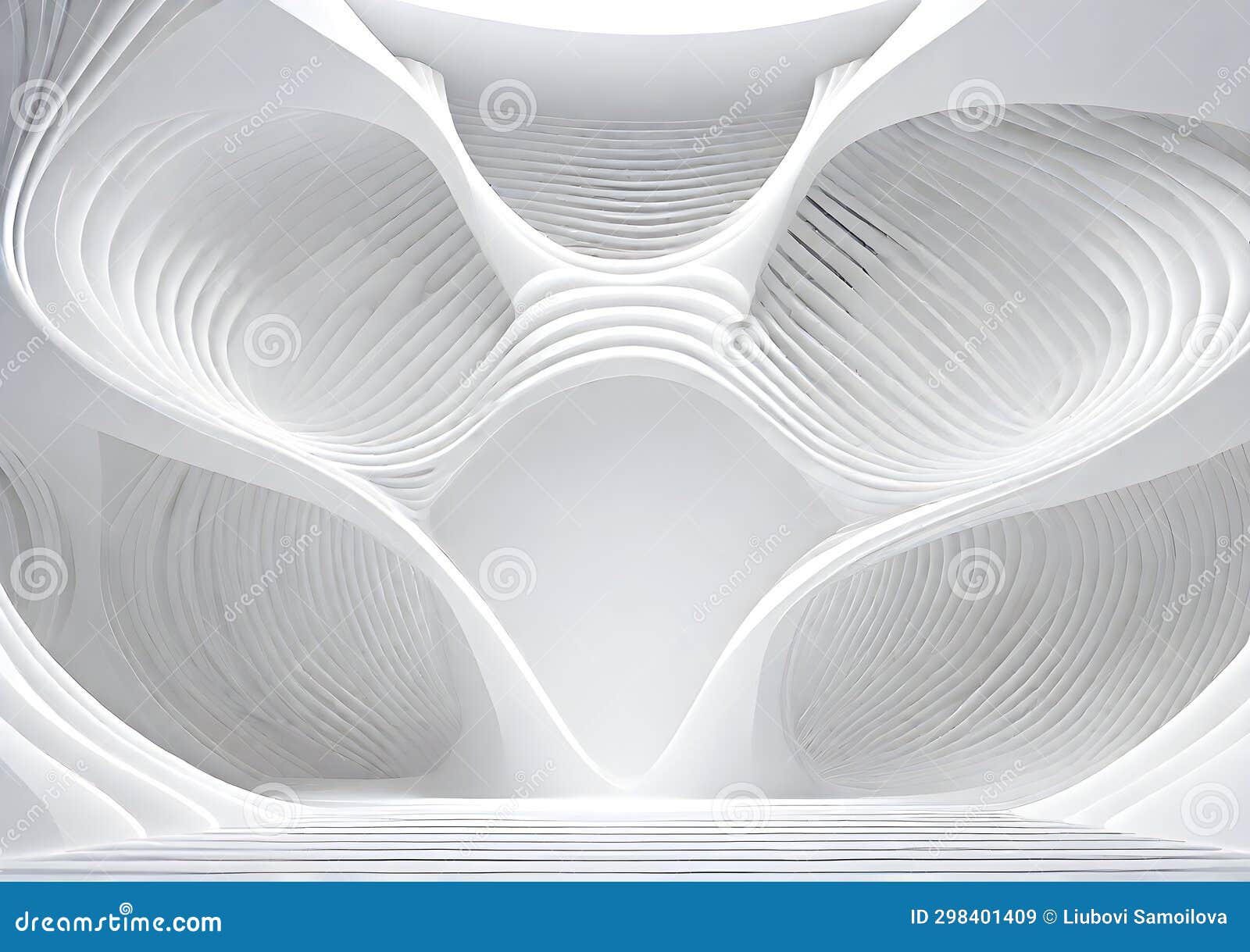 3D White Lines Background. 3D Wallpaper Abstract White Lines ...