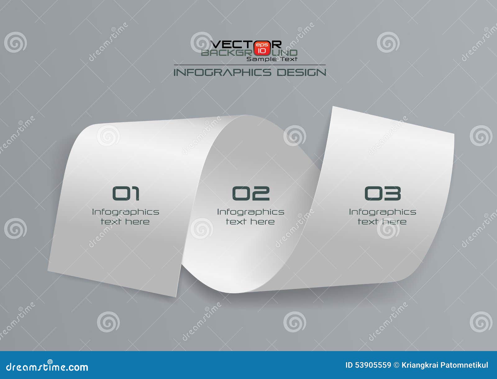 3d White Paper Infographics Design Stock Vector - Illustration of idea ...