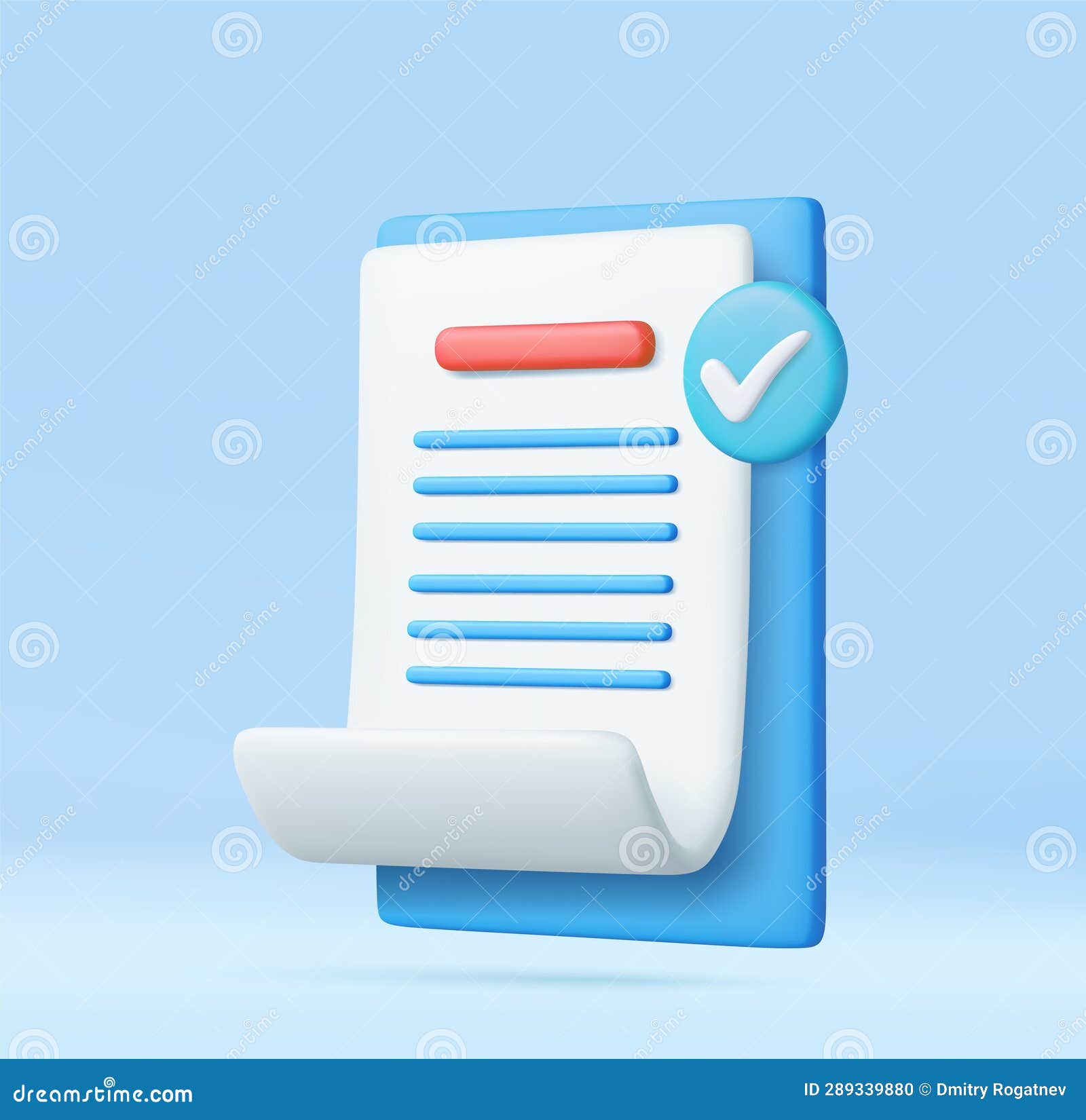 3d White Paper Task Management Todo Check List Stock Illustration ...