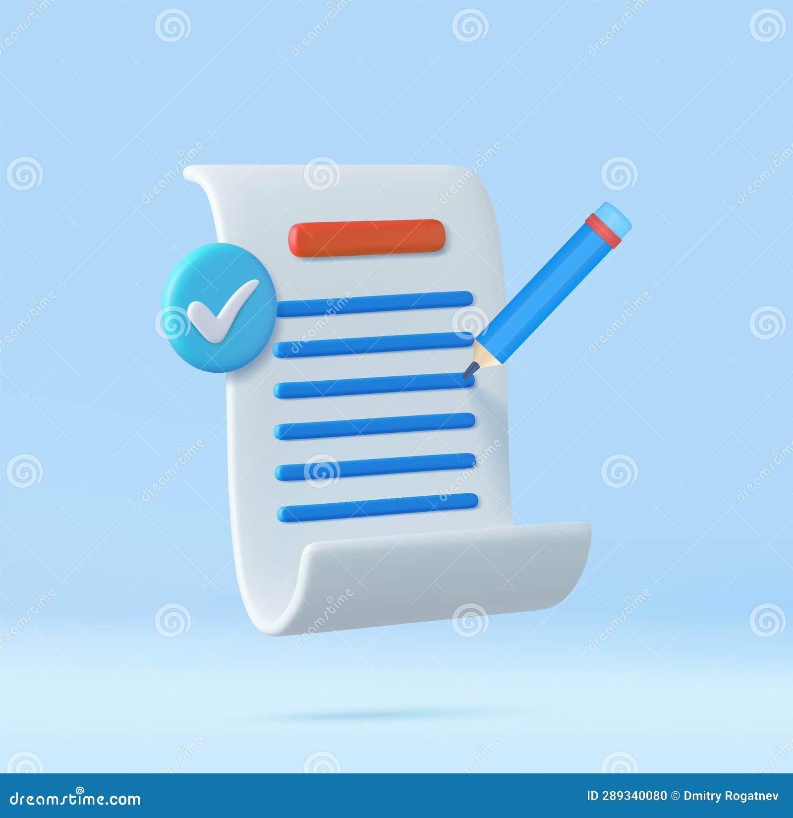 3d White Paper Task Management Todo Check List Stock Vector ...