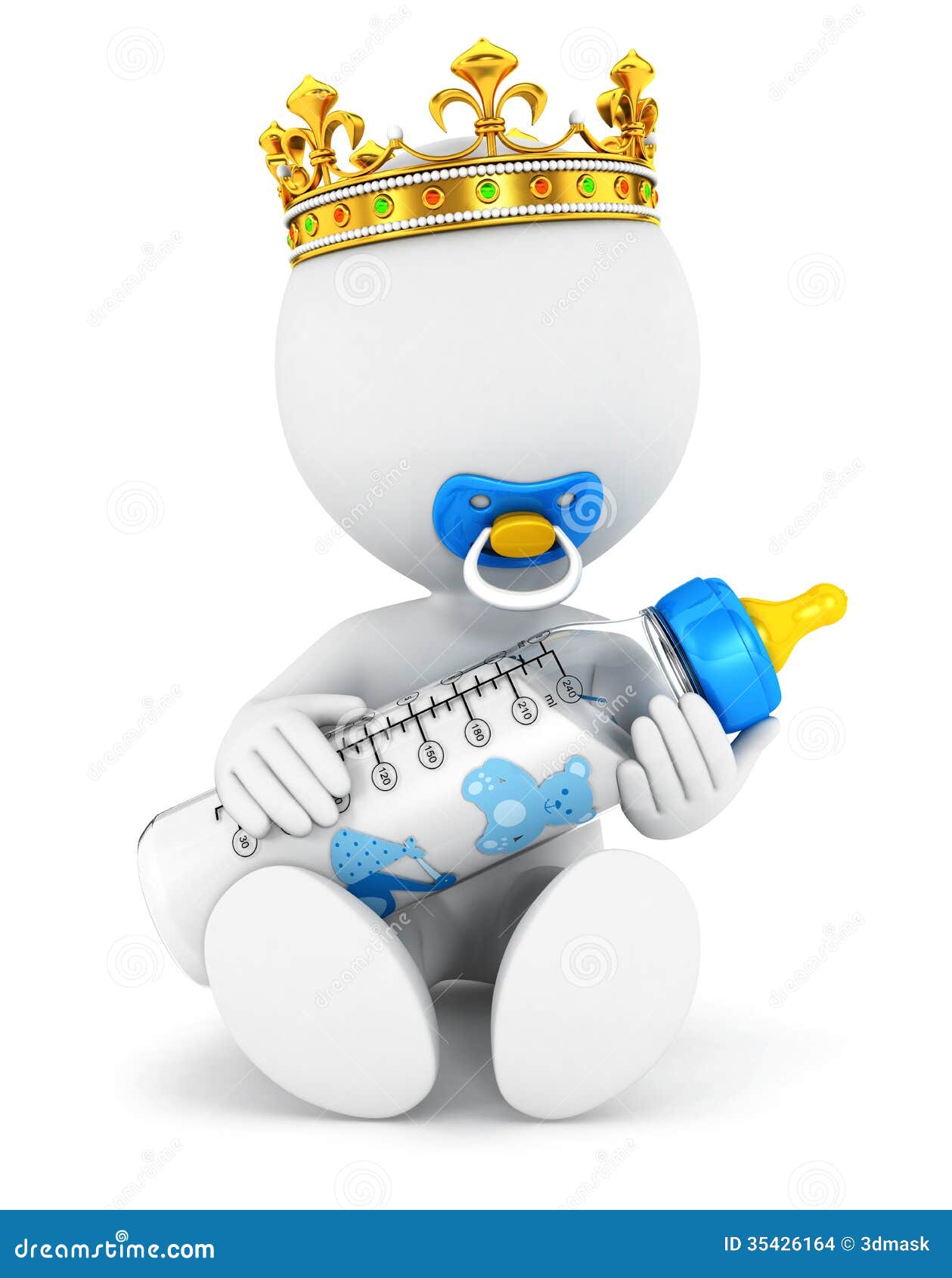 Baby King-illustration Cartoon Vector | CartoonDealer.com #71313193