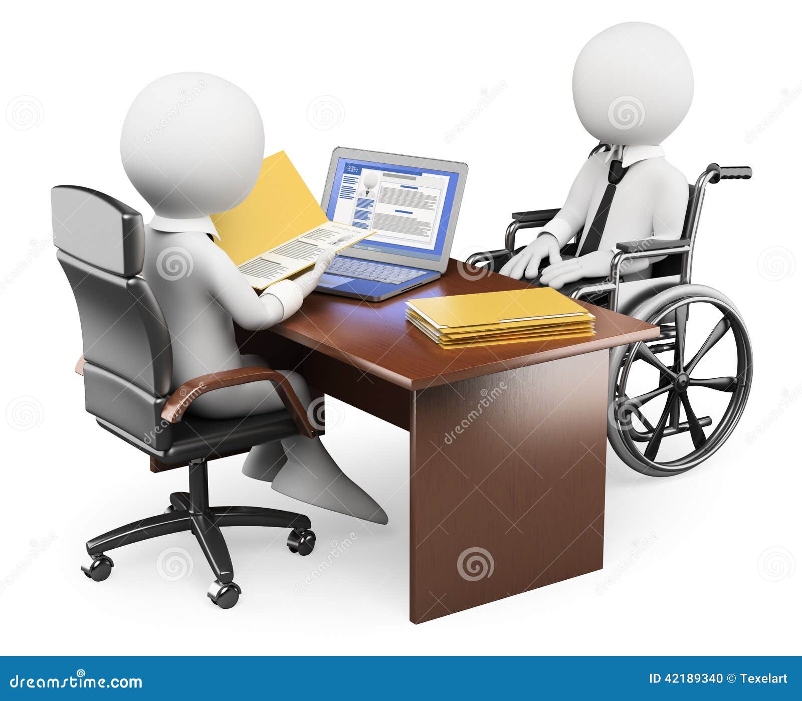 3D White People. Teamwork And Sport Stock Photo | CartoonDealer.com ...