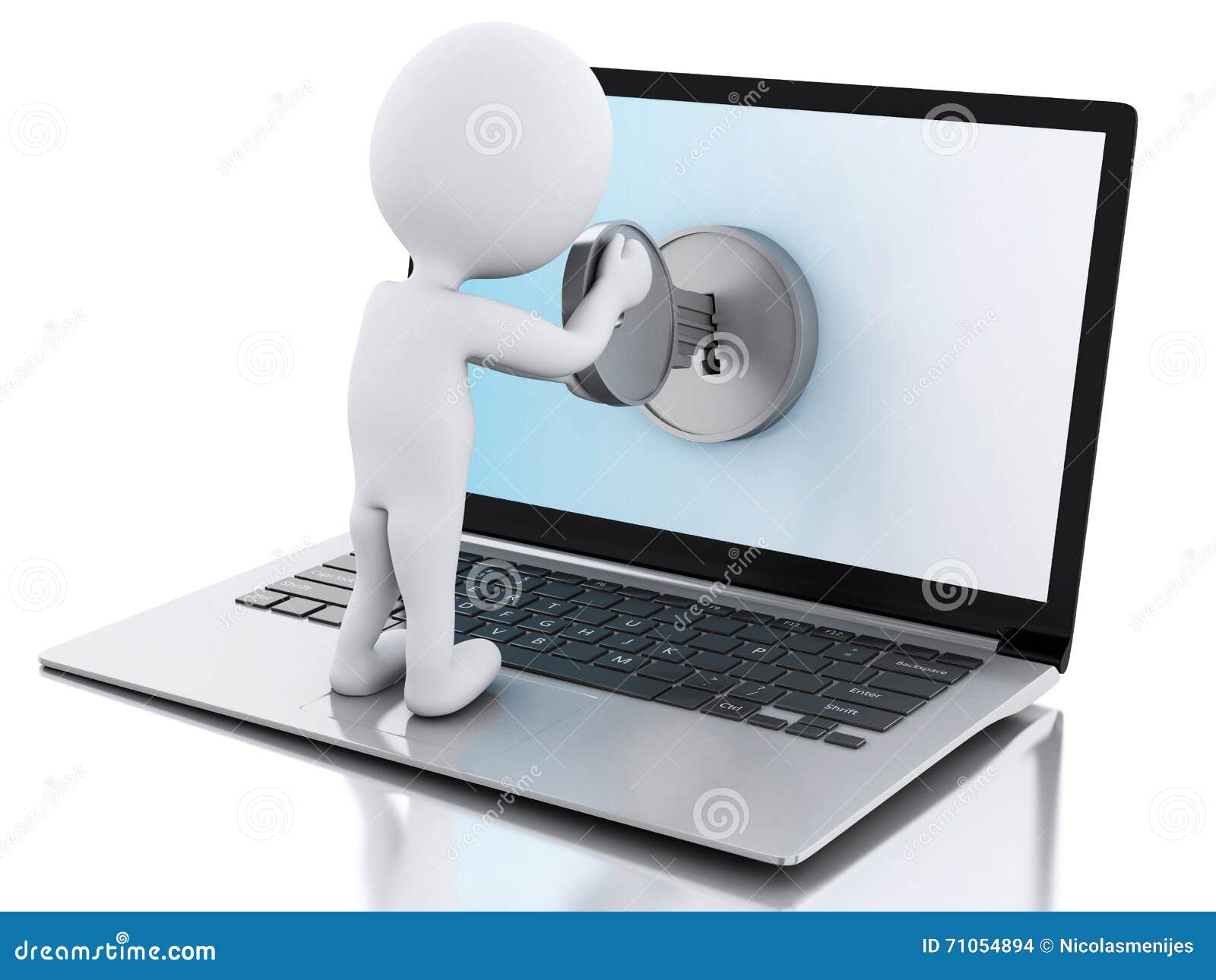 A Man`s Laptop Was Locked And Demanded A Ransom From An Anonymous ...