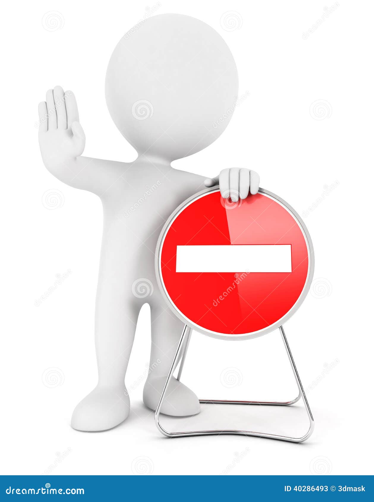 No Entry Sign Cartoon Vector | CartoonDealer.com #114274063