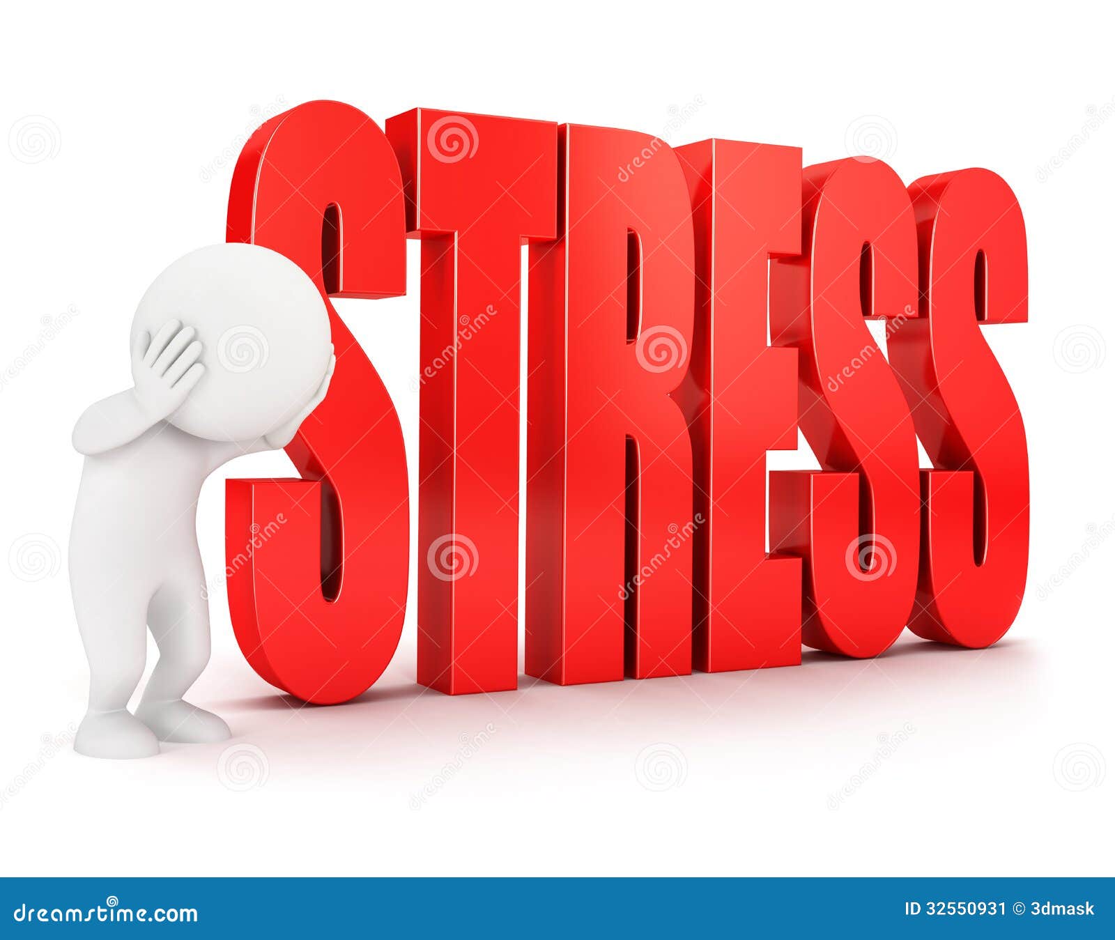 3d People And Stress - Relax Doors. Royalty-Free Illustration ...