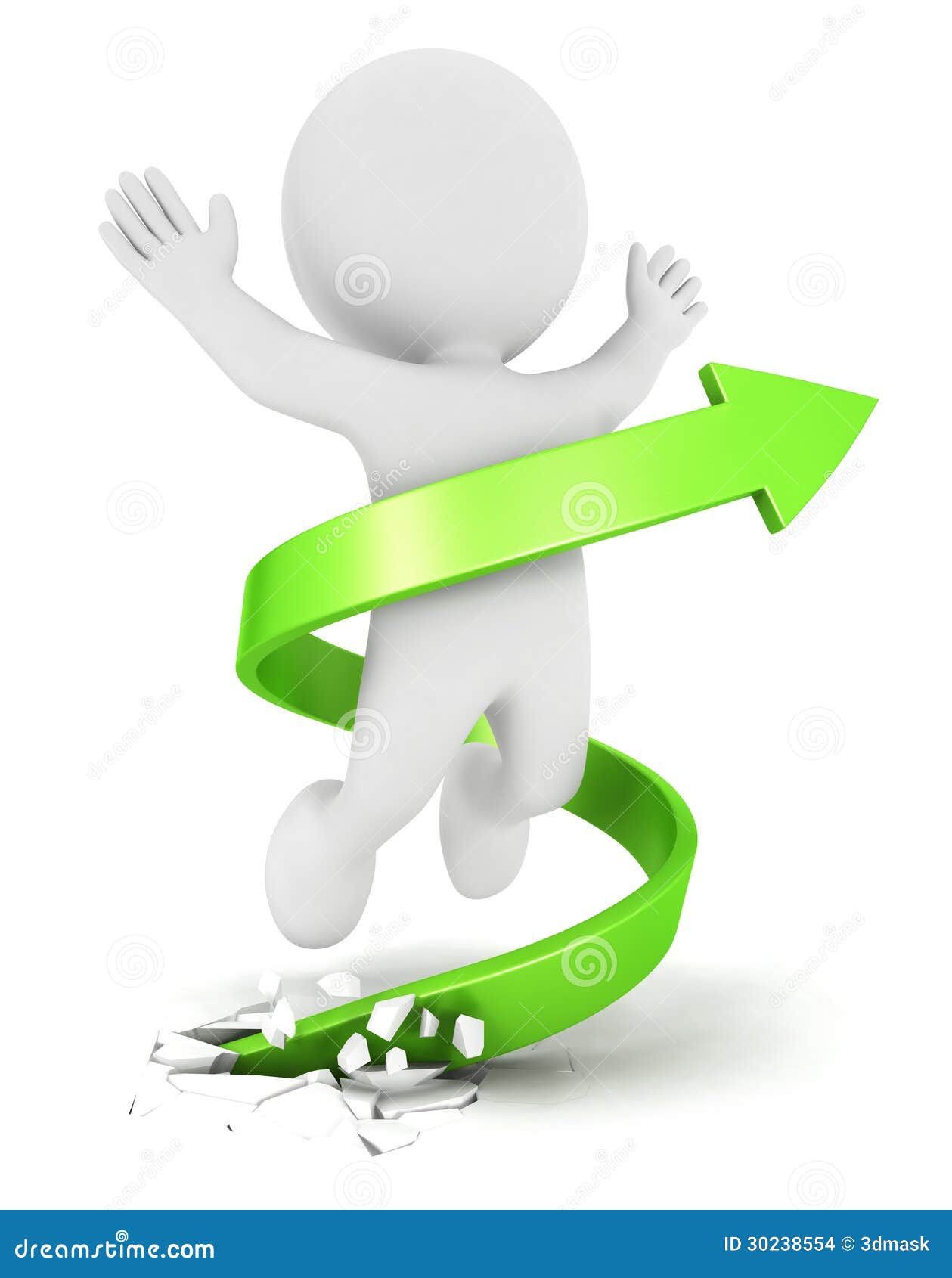 People On Success Stairs Pictogram With Arrow To The Top Cartoon Vector ...