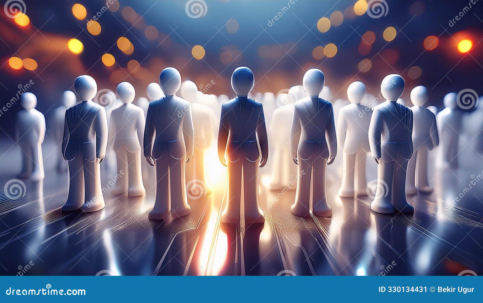 3d White People Team, White Background, 3d Image Stock Image - Image of ...