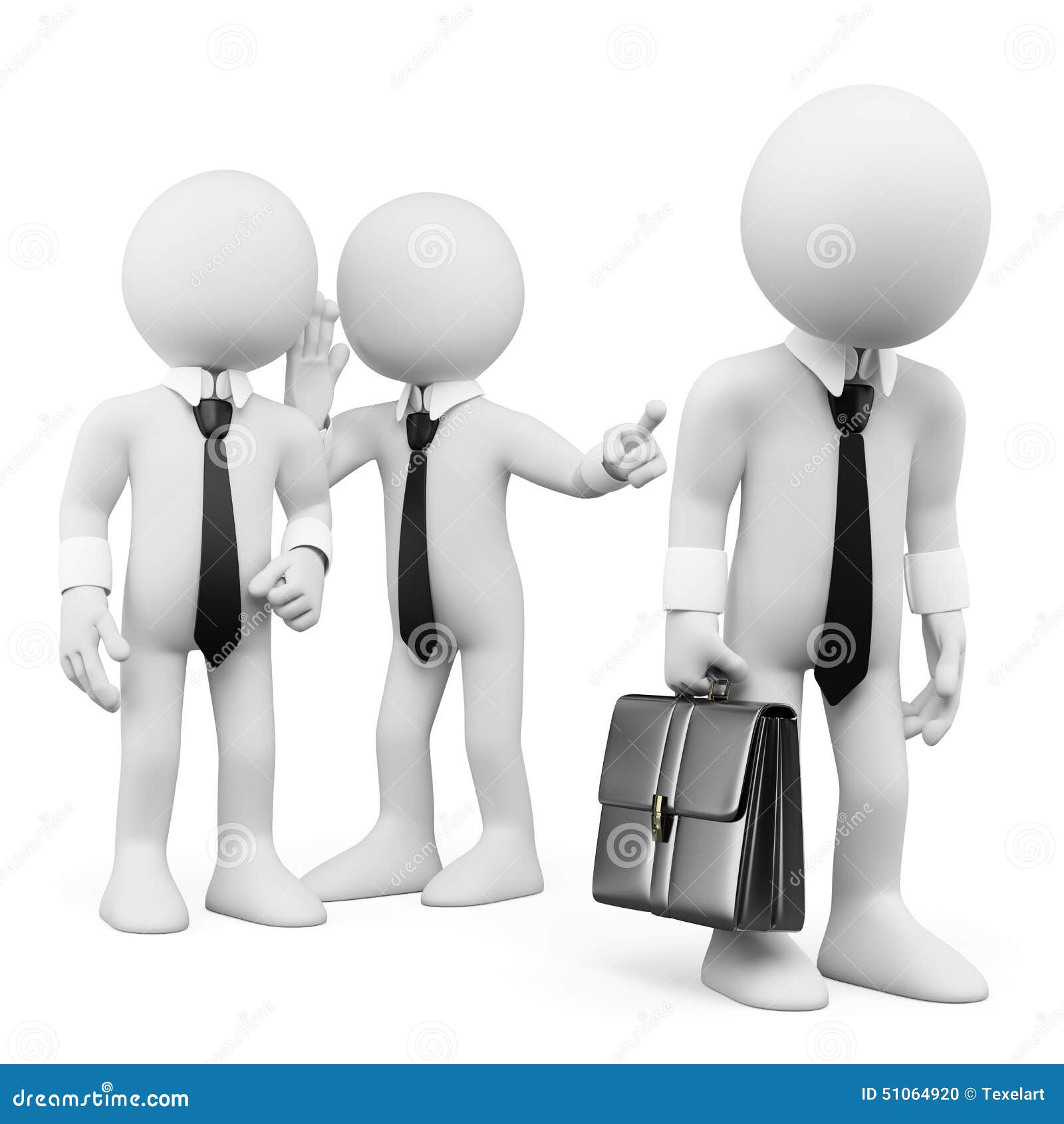 Gossiping Among Coworkers Vector Cartoon Illustration | CartoonDealer ...