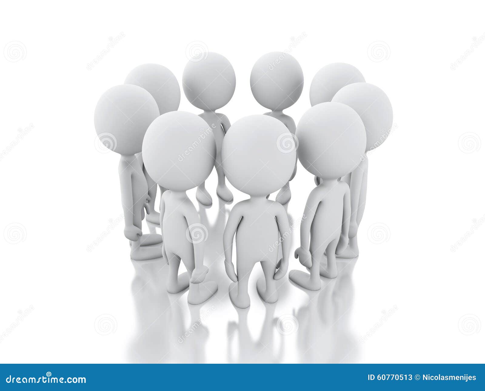 White 3d Man Person Presenting With Hand Royalty-Free Illustration ...