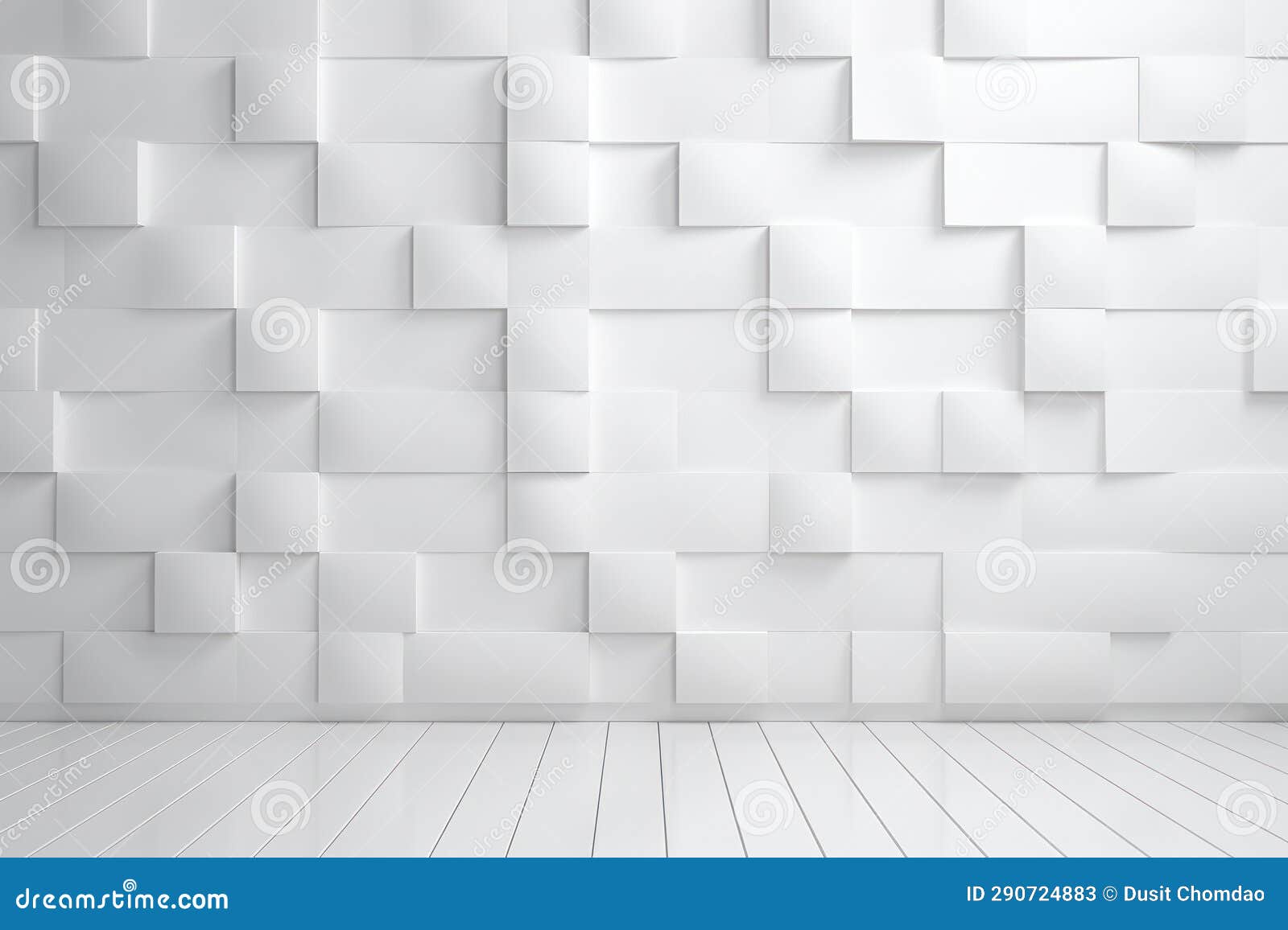 3D White Wall Photo-realistic, Ultra Sharp. Generative Ai Stock ...