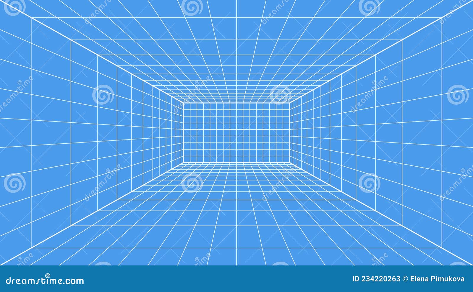 3d Wireframe Grid Room. 3d Perspective Laser Grid 16 9.. Cyberspace ...