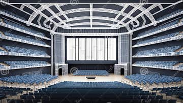 3d Wireframe Render of a Concert Hall Architecture Abs Ai Generated ...