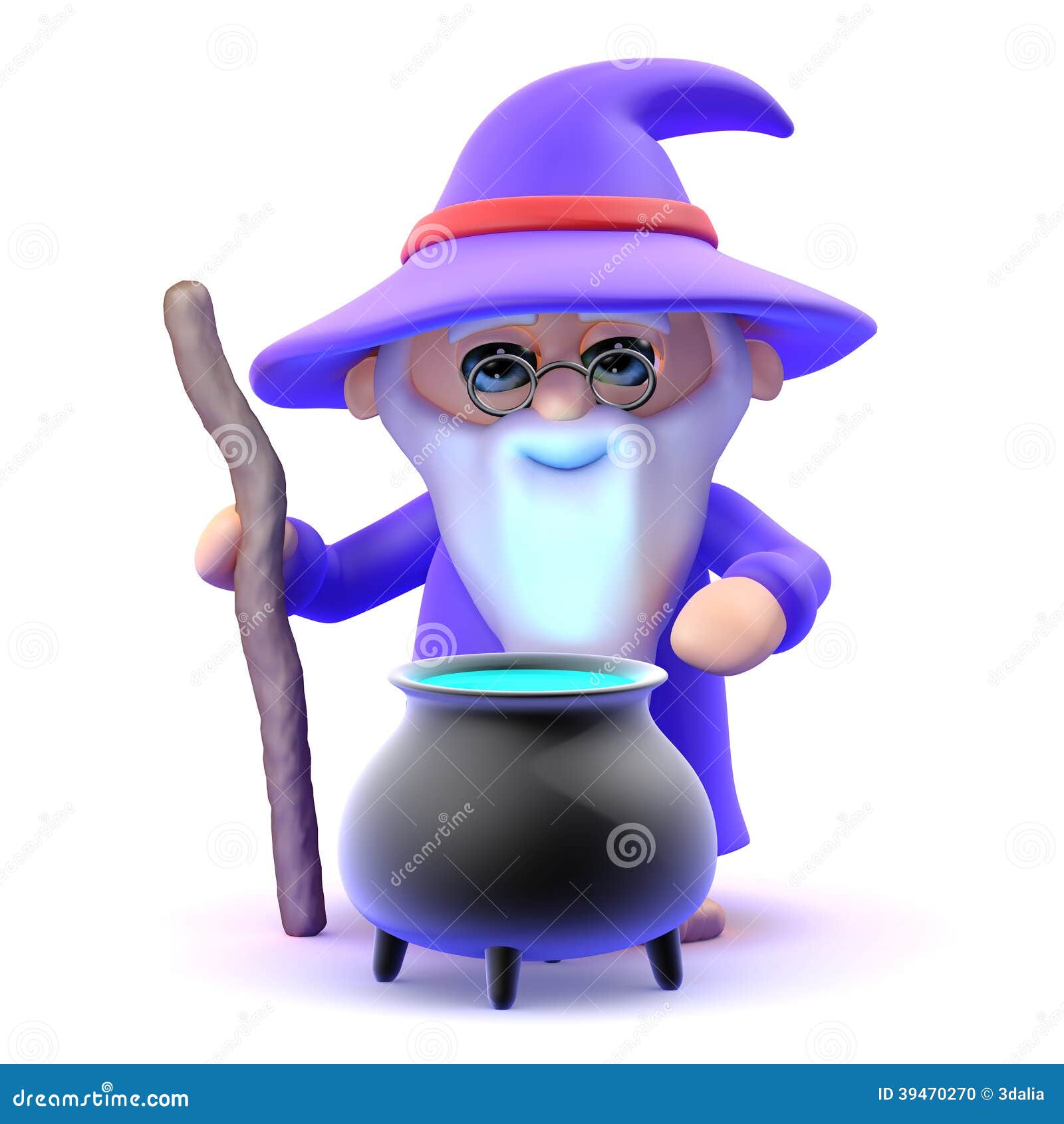 3d Wizards cauldron stock illustration. Illustration of spell - 39470270