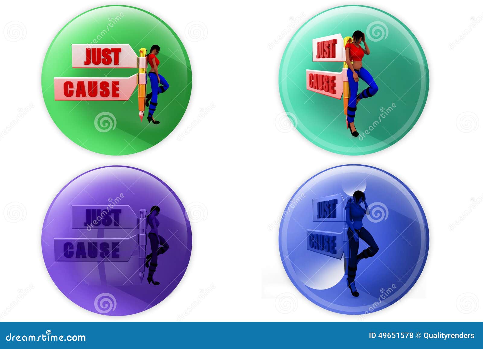 3d woman cause icon stock photo. Image of character, angle - 49651578