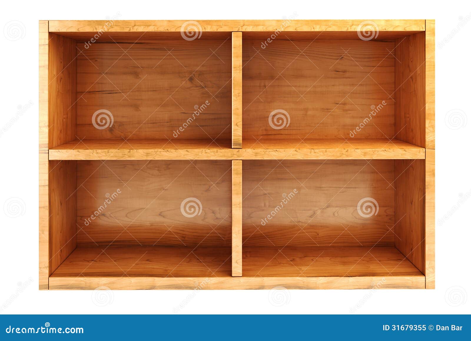 3d wooden shelf stock illustration. Illustration of gallery - 31679355
