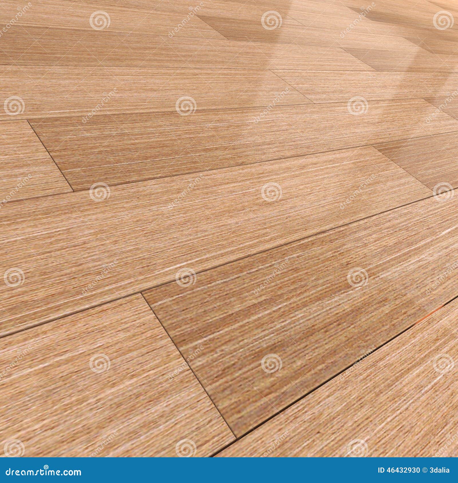 3d Wooden tiled floor stock illustration. Illustration of parquet ...