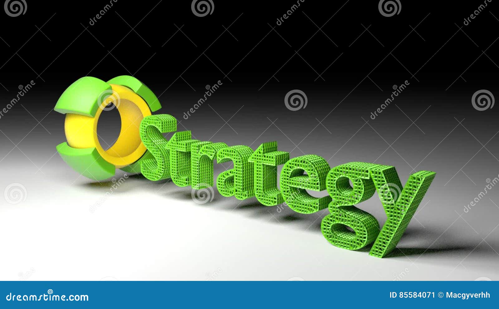 3D Word STRATEGY Comes Out of a Rotating Cube Stock Video - Video of ...