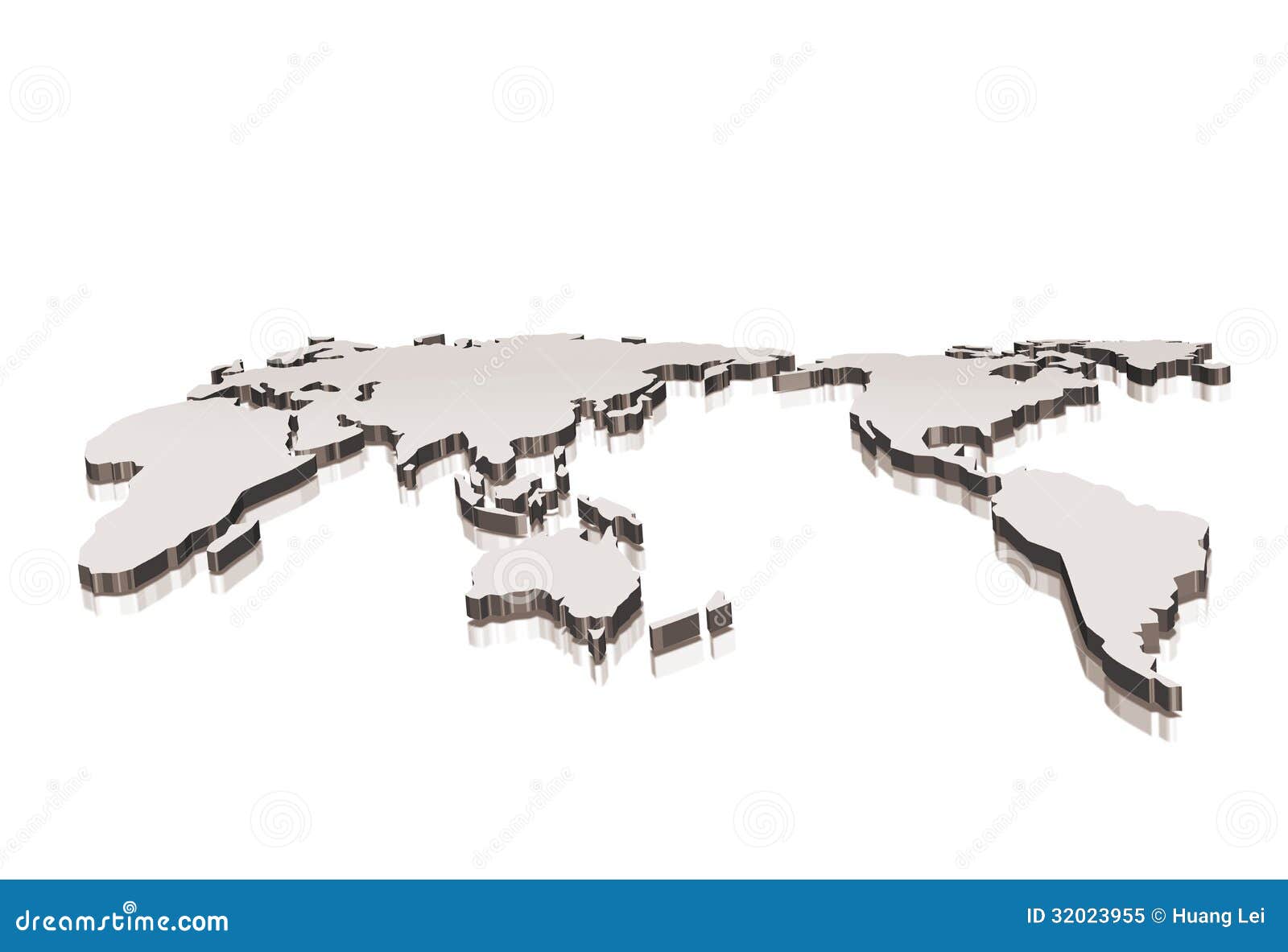 3d World Map stock illustration. Illustration of africa - 32023955