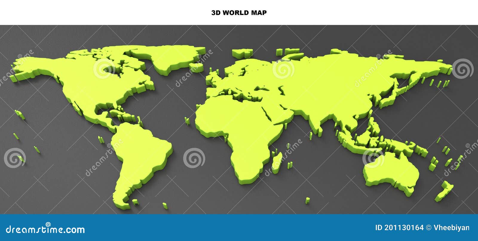 3d world map mock up stock illustration. Illustration of infographics ...