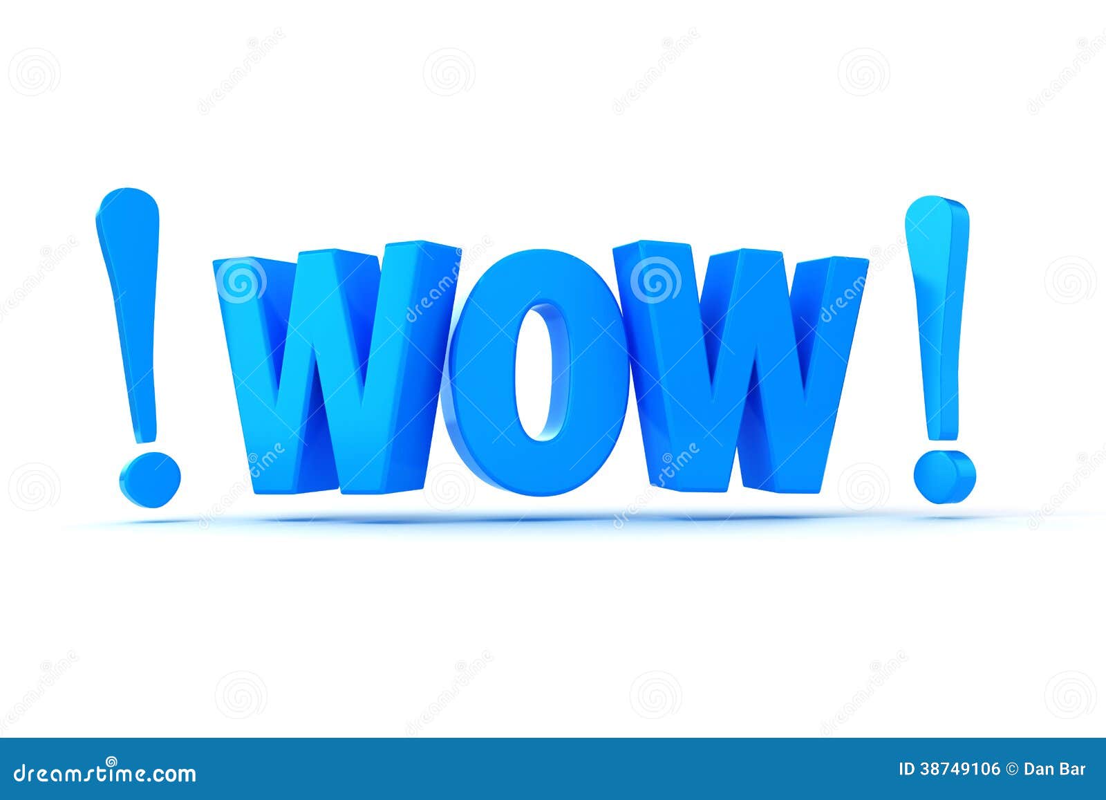 3d wow text stock illustration. Illustration of power - 38749106