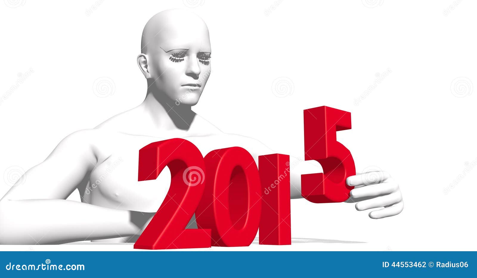 3d 2015 year number stock illustration. Illustration of anticipation ...