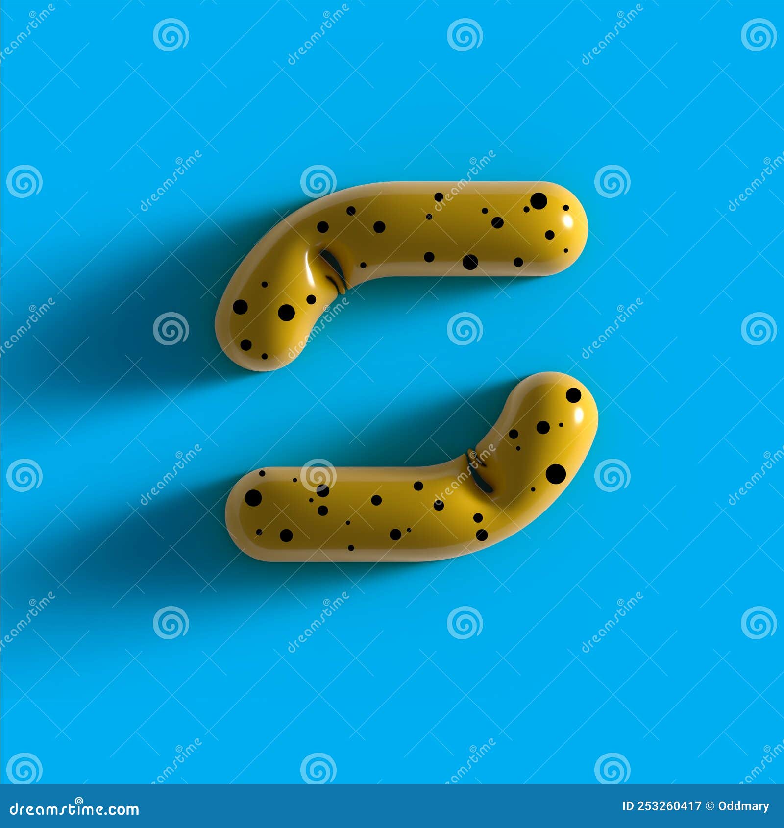 3d Yellow Bubble Plastic Letter S . Glossy Yellow Alphabet Letter S ...