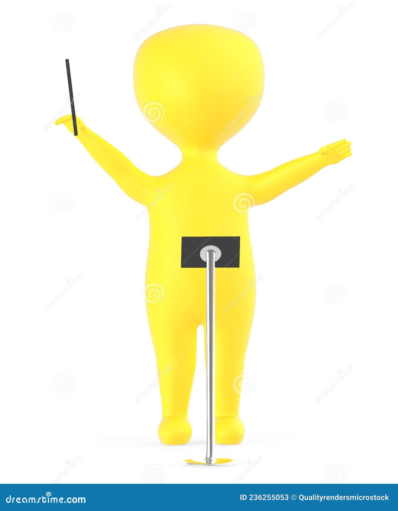 Conductor Character Orchestrates Work Process With Precision ...