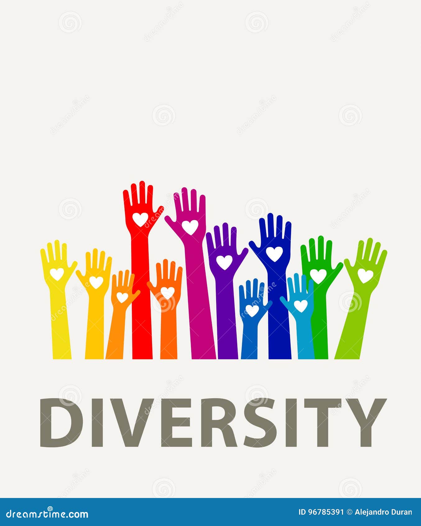 Da color de la diversidad ilustración del vector. Ilustración de amigo ...