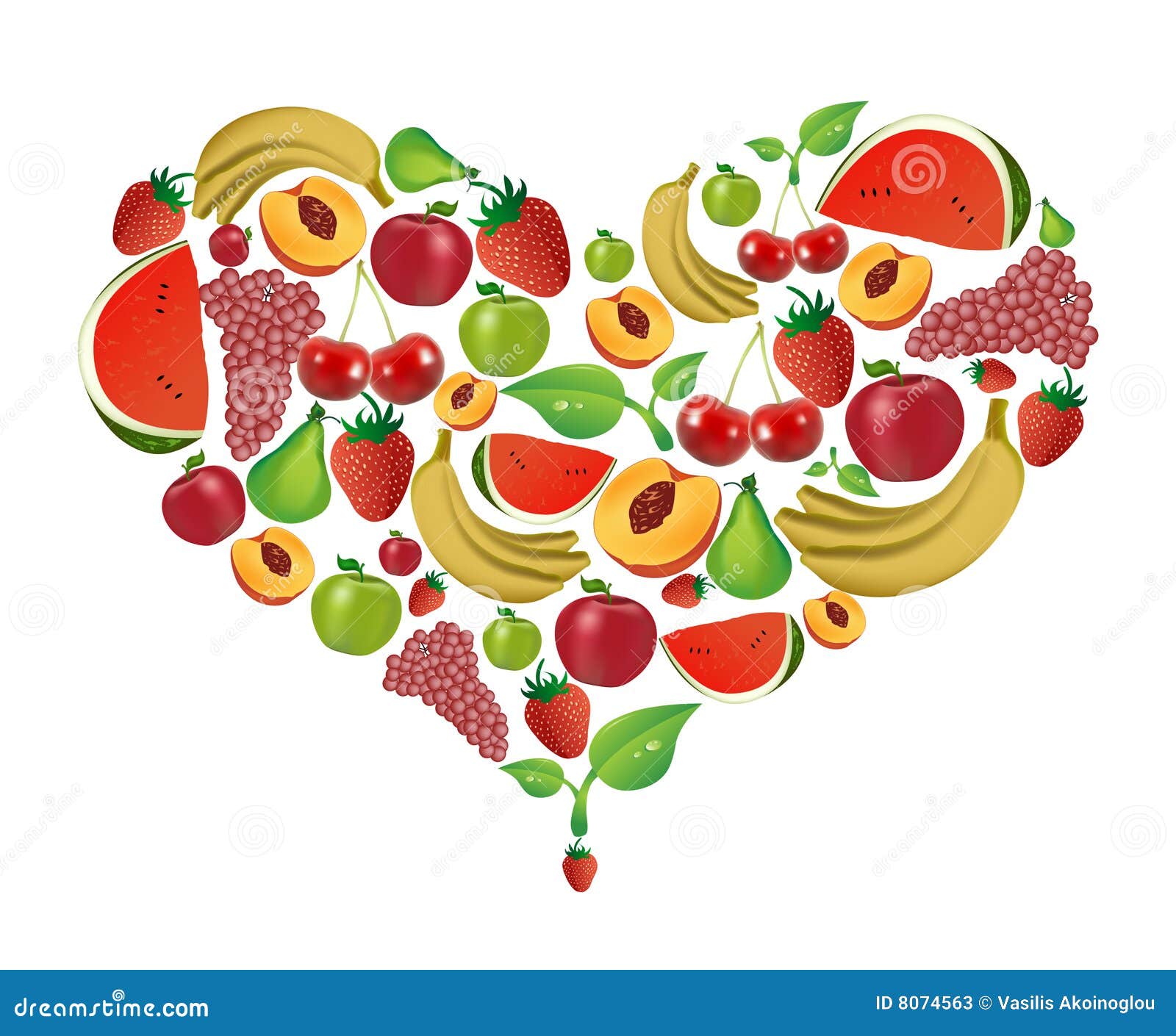 Da fruto el corazón ilustración del vector. Ilustración de amor - 8074563