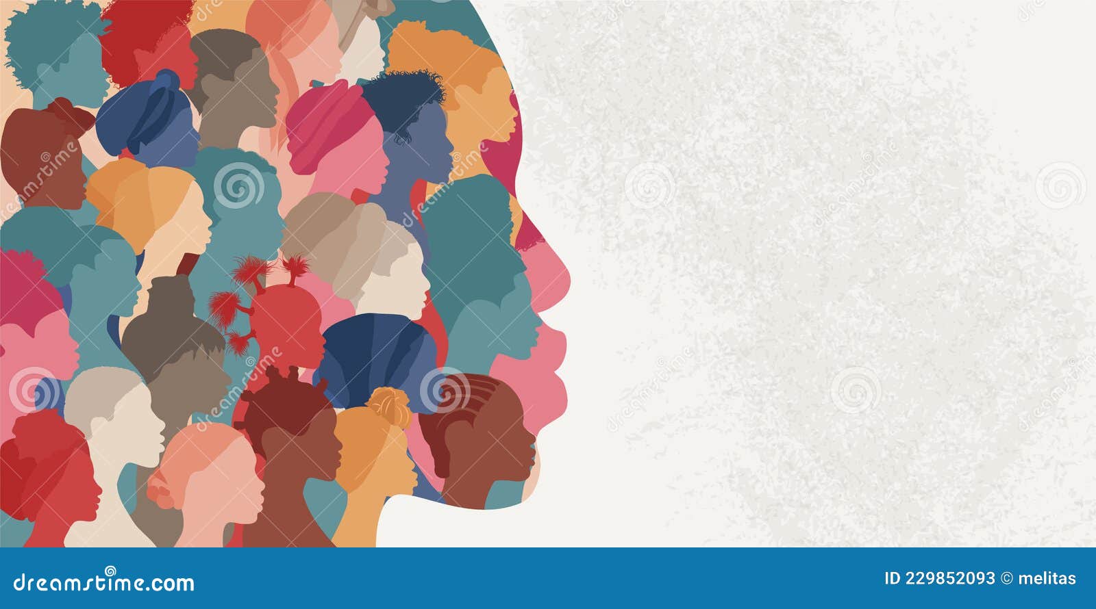 Racial Equality, Anti Discrimination Infographic. Cartoon Vector ...