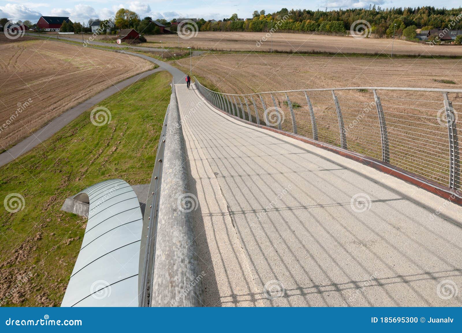 Da Vinci bridge in Norway stock photo. Image of norwegian - 185695300