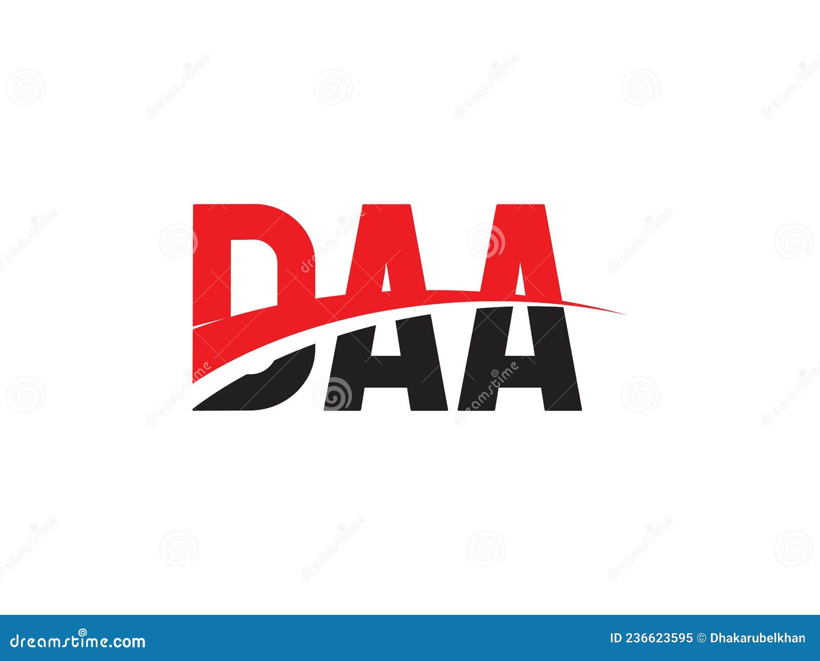 DAA Letter Initial Logo Design Vector Illustration Stock Vector ...
