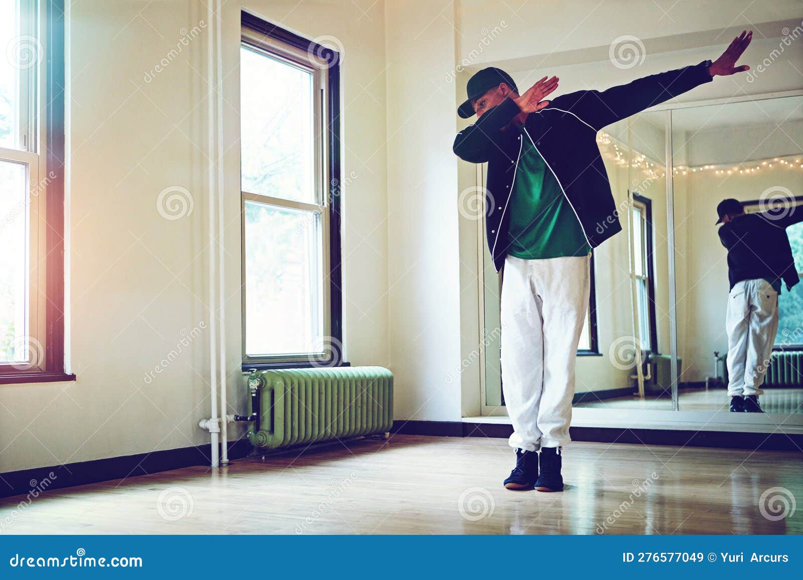 The Dab is All about that Swag. a Young Man Dabbing during a Dance ...