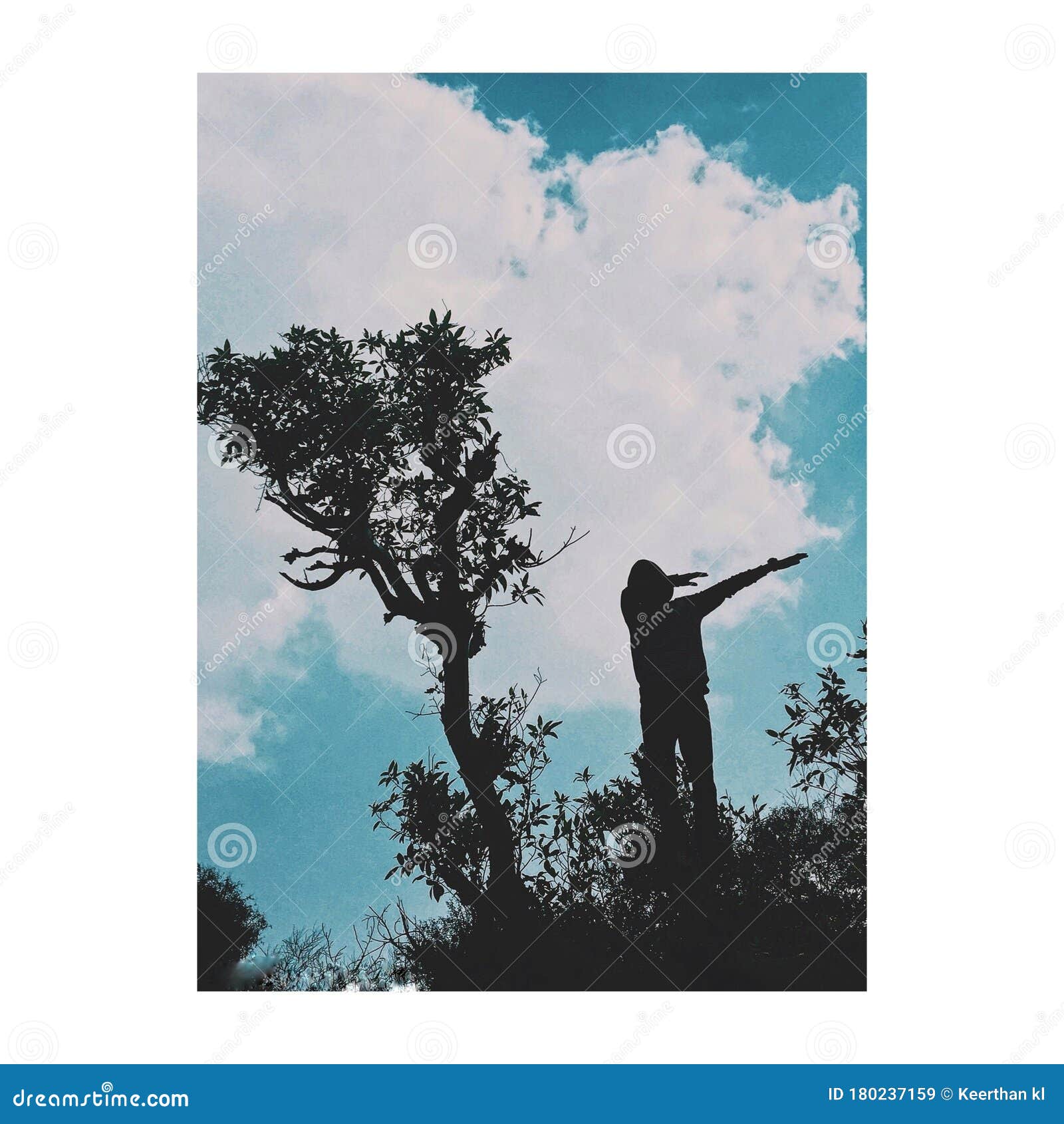 The Dab Style Posing Model Standing High Stock Illustration ...