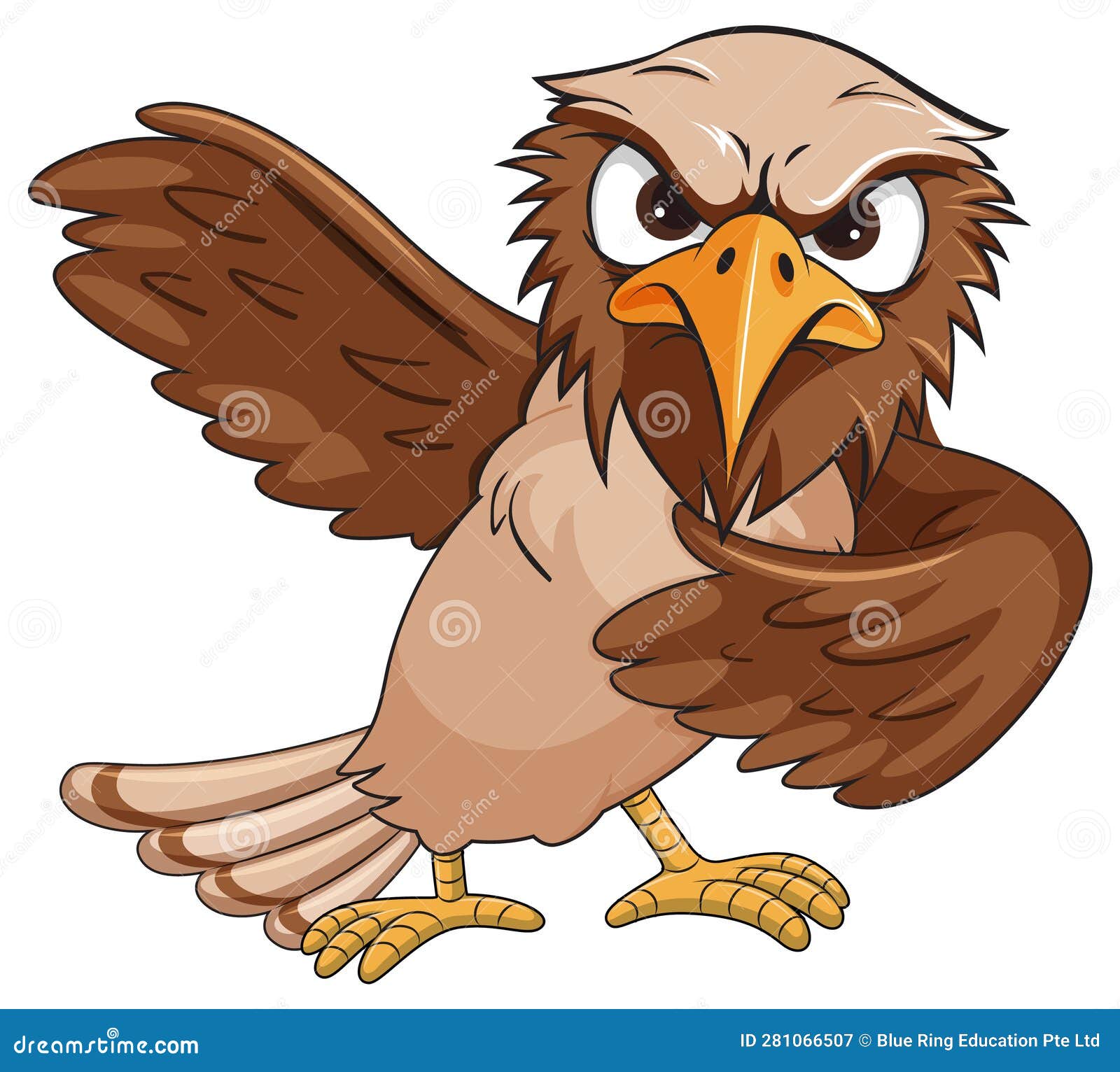 Dabbing Owl Bird Cartoon Character Stock Vector - Illustration of ...