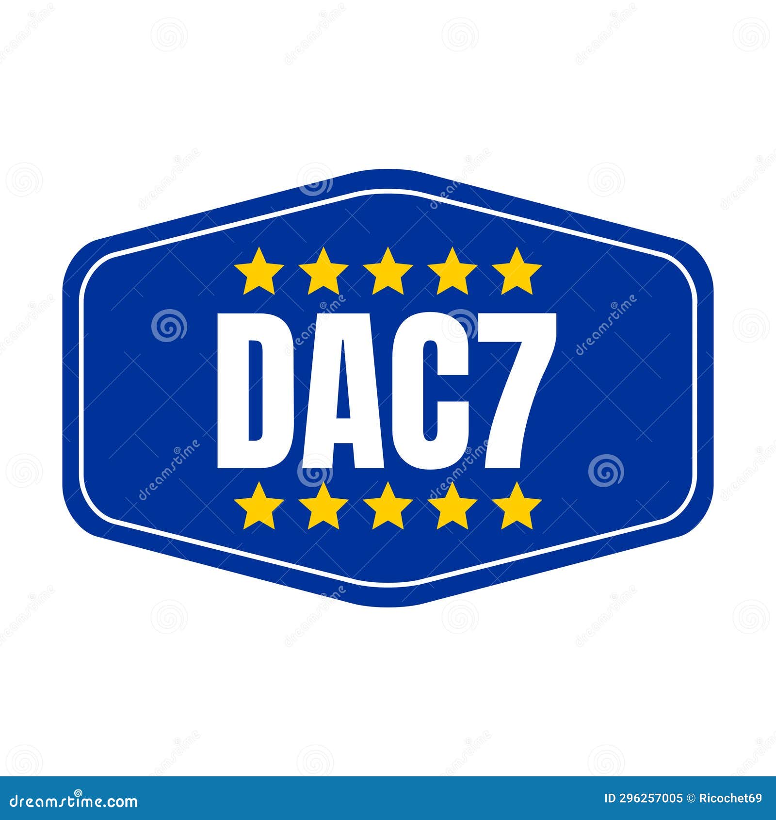 DAC7 directive symbol icon stock illustration. Illustration of platform ...