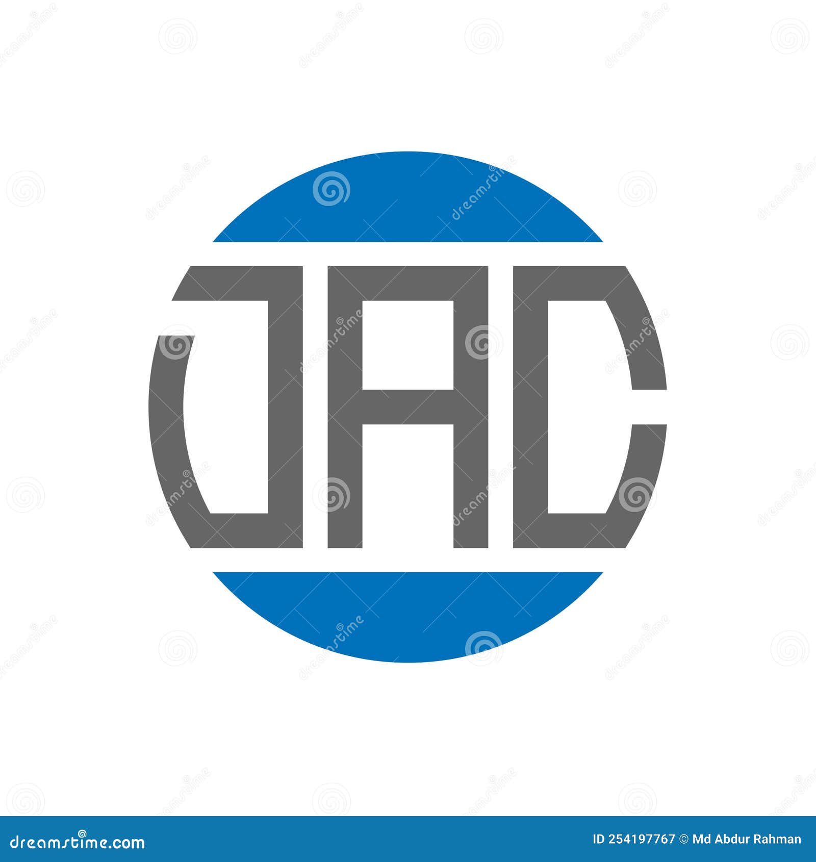 DAC Letter Logo Design On White Background. DAC Creative Initials ...