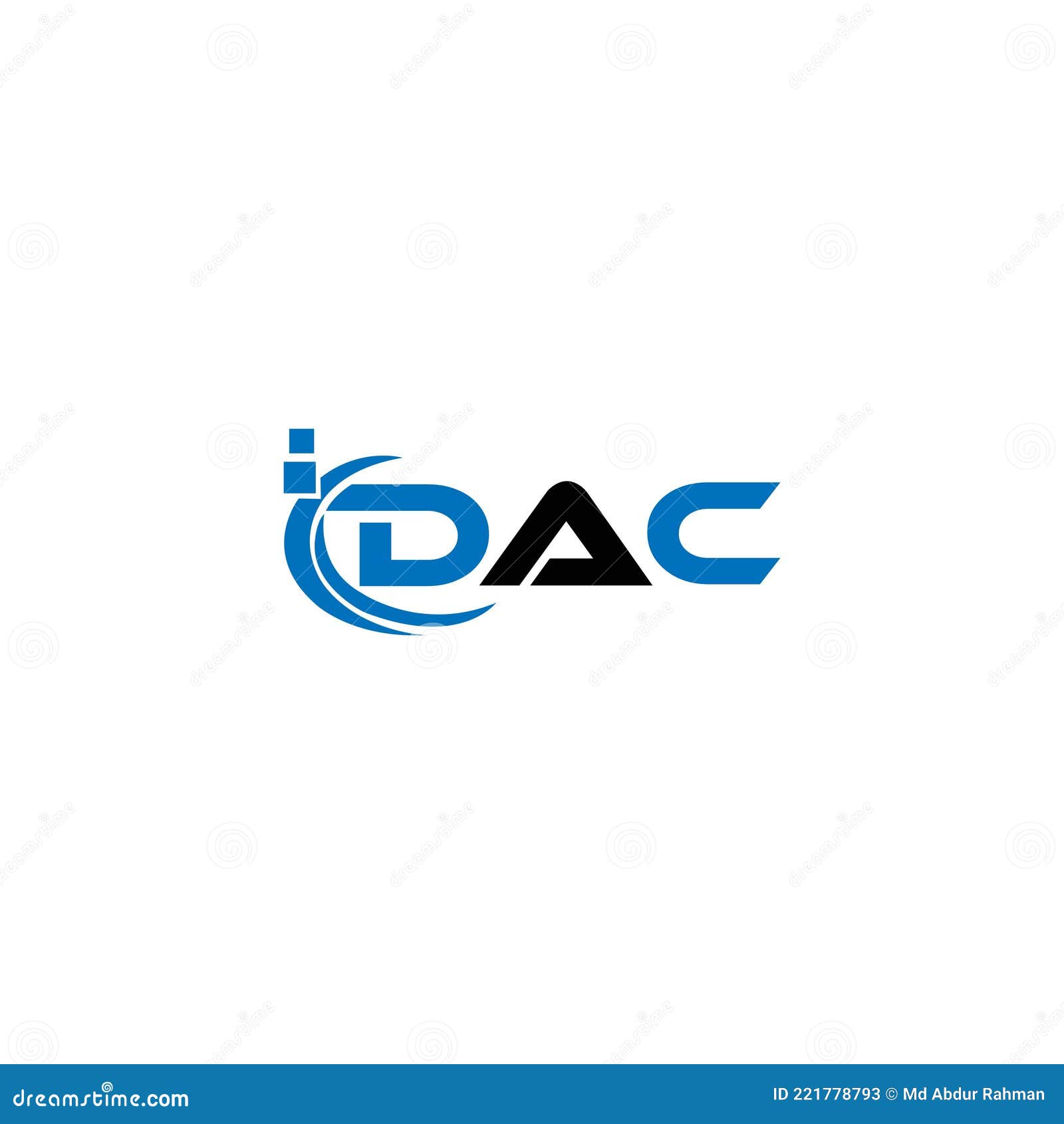 DAC Letter Logo Design On White Background. DAC Creative Initials ...