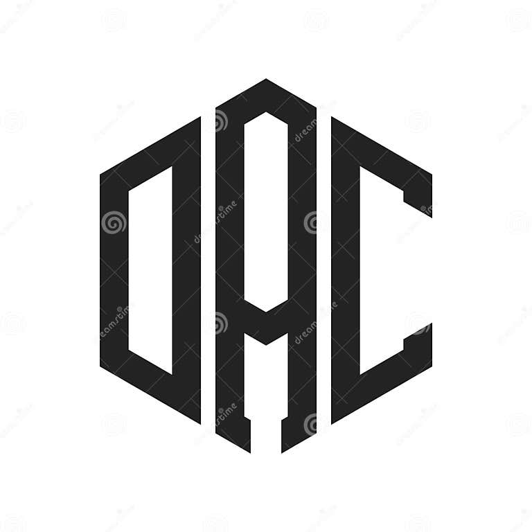 DAC Logo Design. Initial Letter DAC Monogram Logo Using Hexagon Shape ...