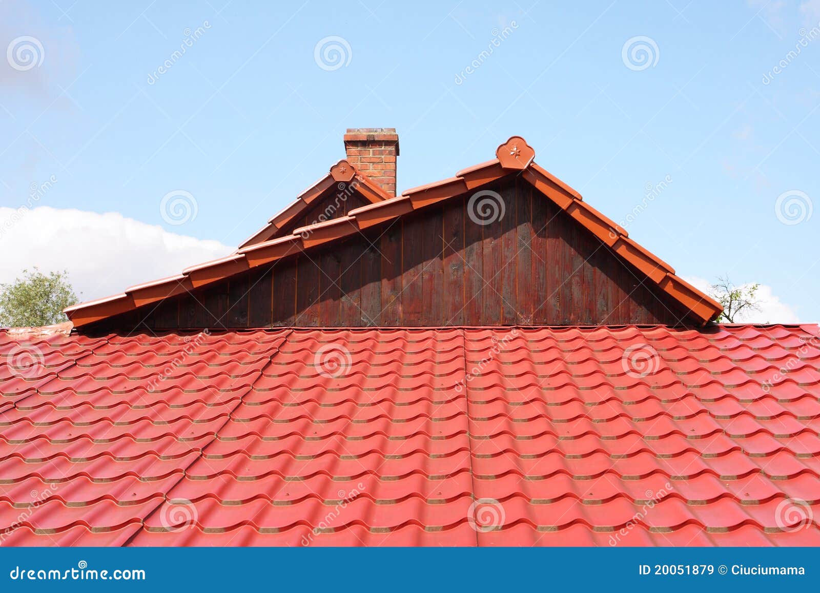 Dach obraz stock. Obraz złożonej z szczeg, budowa, kabina - 20051879
