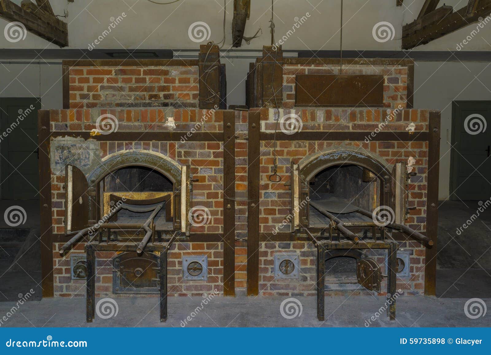 Dachau Concentration Camp Ovens Crematorium Editorial Stock Photo ...