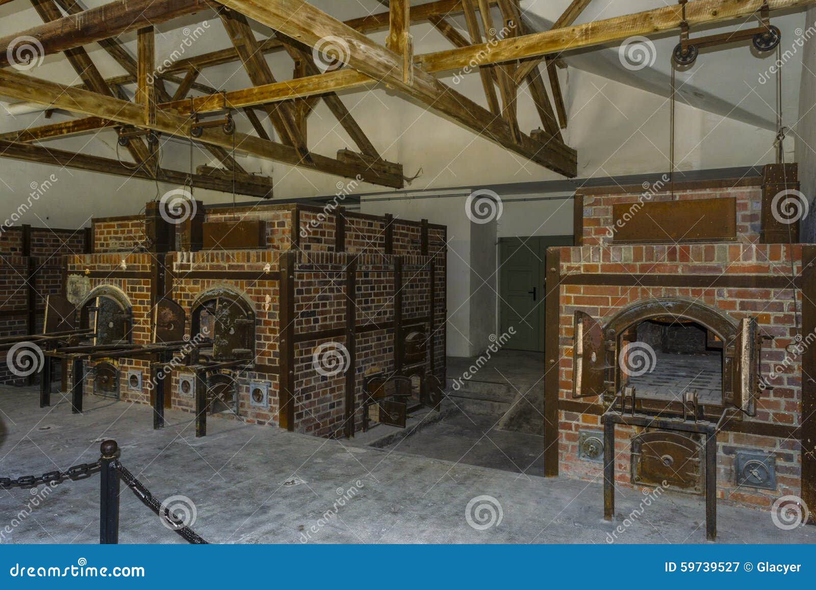 Dachau Concentration Camp Ovens Crematorium Editorial Photography ...